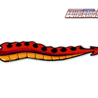 Wagging Dragon Tail Green or Red WiperTags attach to rear wiper blades ...
