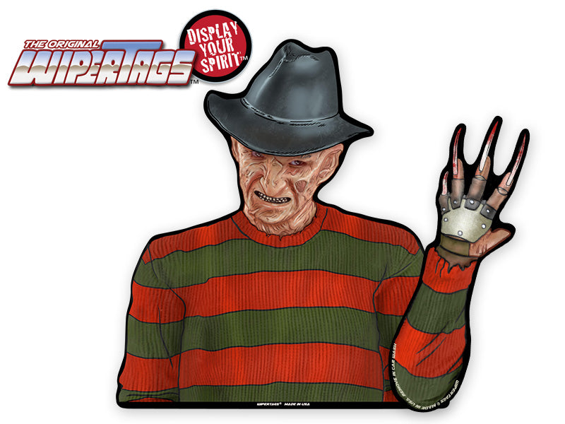 Dream Killer Waving Arm Freddy WiperTag decal sticker attach to rear ...