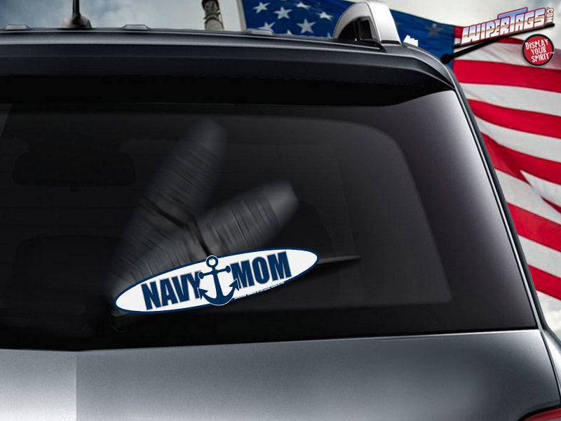 Navy Mom Anchor WiperTags wiper covers attach for rear wiper blade ...
