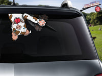 Daisy Rescue Pitbull Waving WiperTags attach to rear wiper blades ...